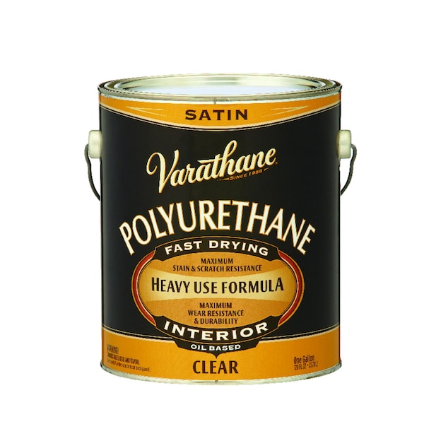 Varathane Varathane Satin Clear Oil-Based Polyurethane 1 gal 9132 | Zoro